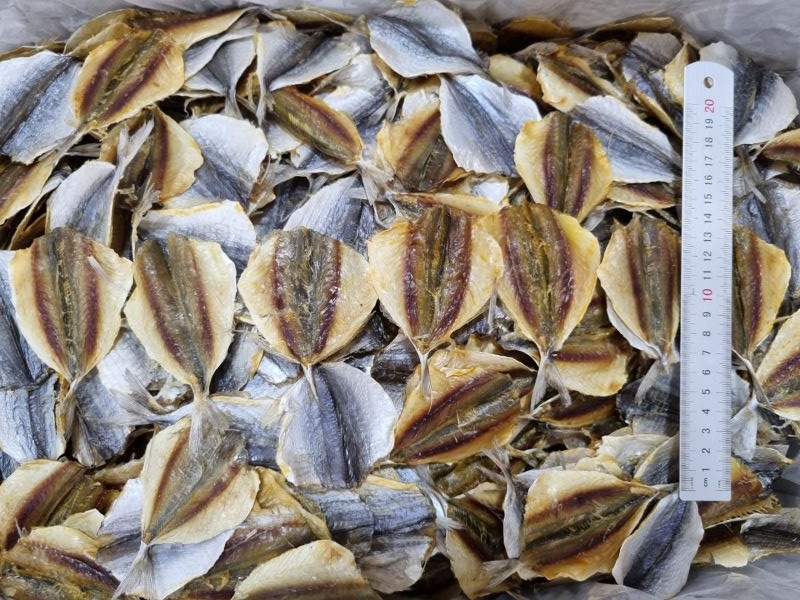Dried Yellowstripe Trevally Scad, Khô Cá Chỉ Vàng, Baseafood